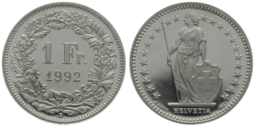 1 Franken 1968 - heute | Münzen online kaufen | Bundesmünzen ...